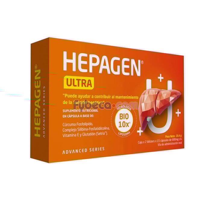 Hepagen Ultra 680 Mg Unidad | Fybeca