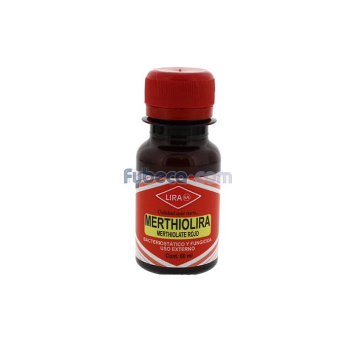 Mertiolate Lira Rojo F/ 60 Cc. | Fybeca
