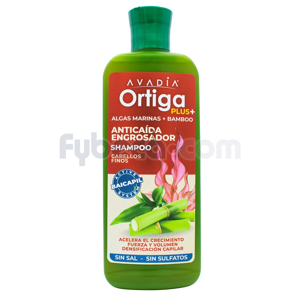AVADIA ORTIGA PLUS SHAMPOO ANTICAIDA ENGROSADOR 400ML