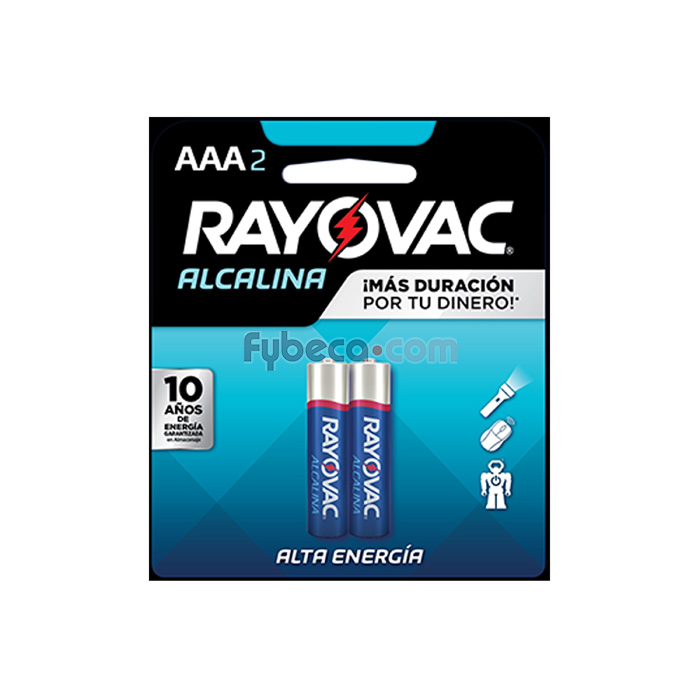 Pilas Alcalinas Aaa 2 Unidades | Fybeca