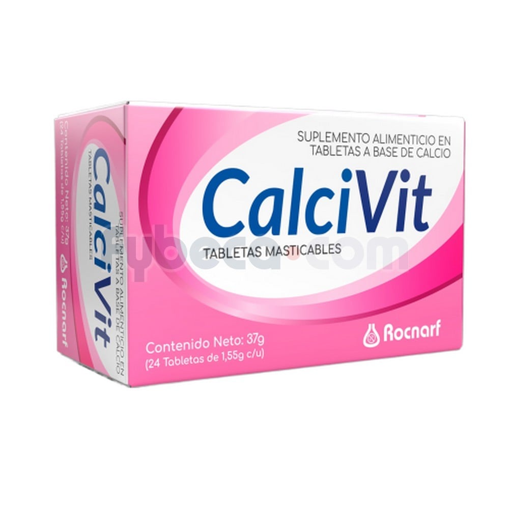 Calcivit 500Mg Tab Masticable C/24 | Fybeca
