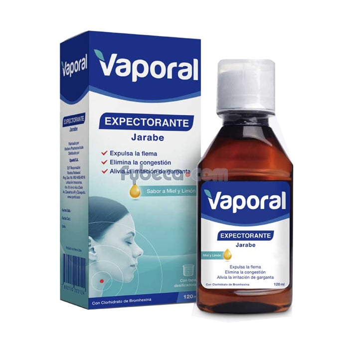Jarabe Vaporal Expectorante 120 Ml Jarabe | Fybeca