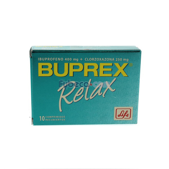 Buprex Relax Comp. Recub C/10 Suelta | Fybeca
