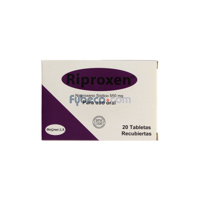 Riproxen Tabs. 550Mg/2Mg. C/20 Suelta | Fybeca