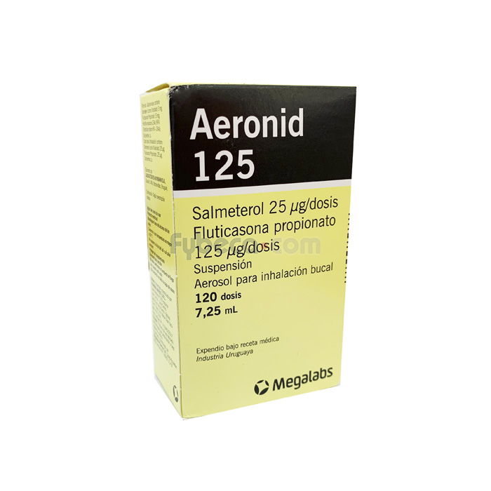 Aeronid 125/25Mcg X 120 Dosis | Fybeca