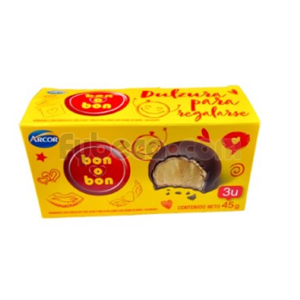 Chocolate Bonobon Cajita 3Ux45G | Fybeca