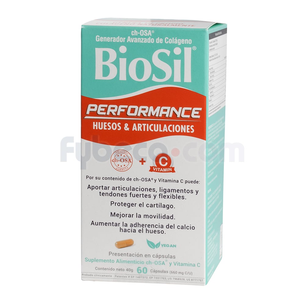 Biosil Performance 60 Cap - Fybeca