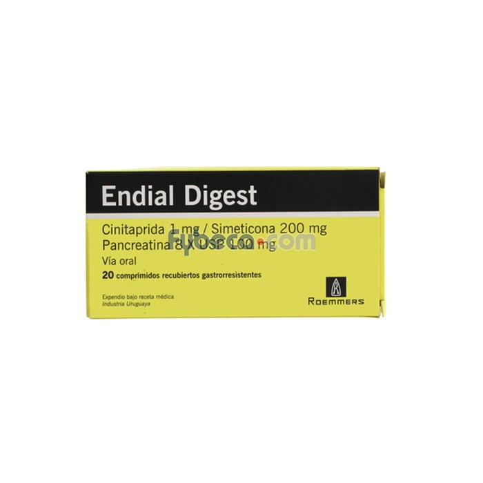 Endial Digest Comp 1 mg - Caja 20 u.