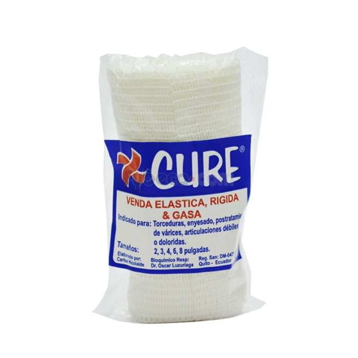 Venda Elástica, Rígida Y Gasa 4 Plg Unidad | Fybeca