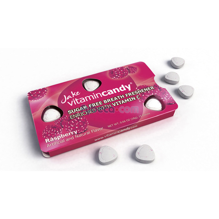 Caramelos Jake Vitamin Candy Frambuesa 18 G Unidad | Fybeca