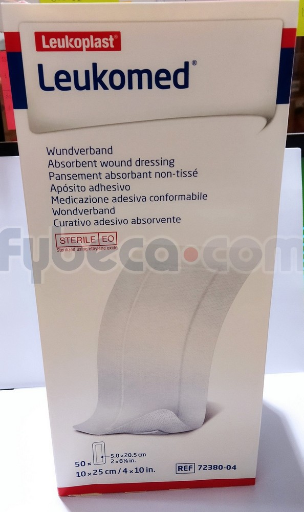 Apos. Leukomed 10 X 25Cm - 50 Unid. Suelta | Fybeca
