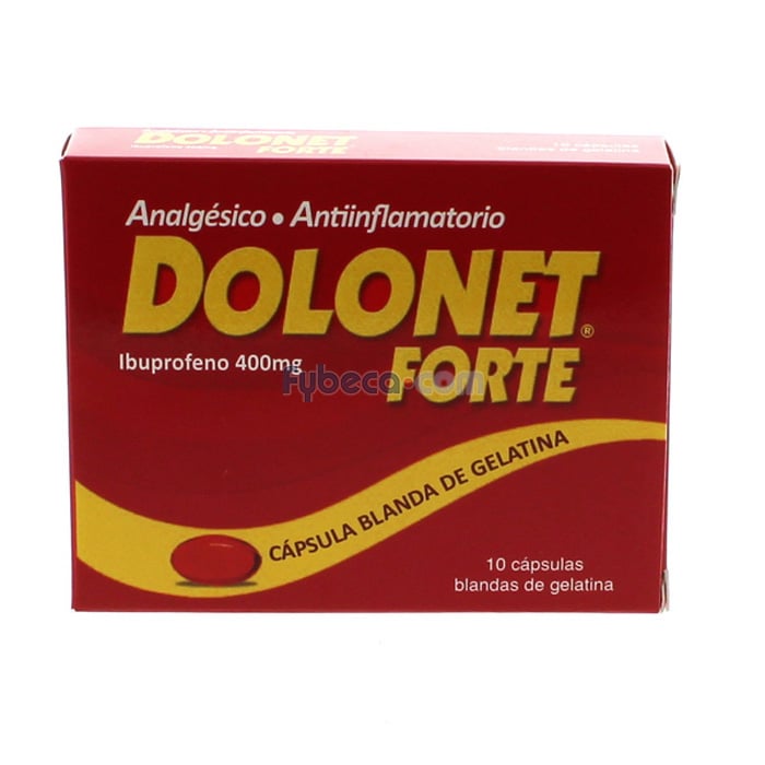 Dolonet 400Mg Capsula C/20 Suelta | Fybeca