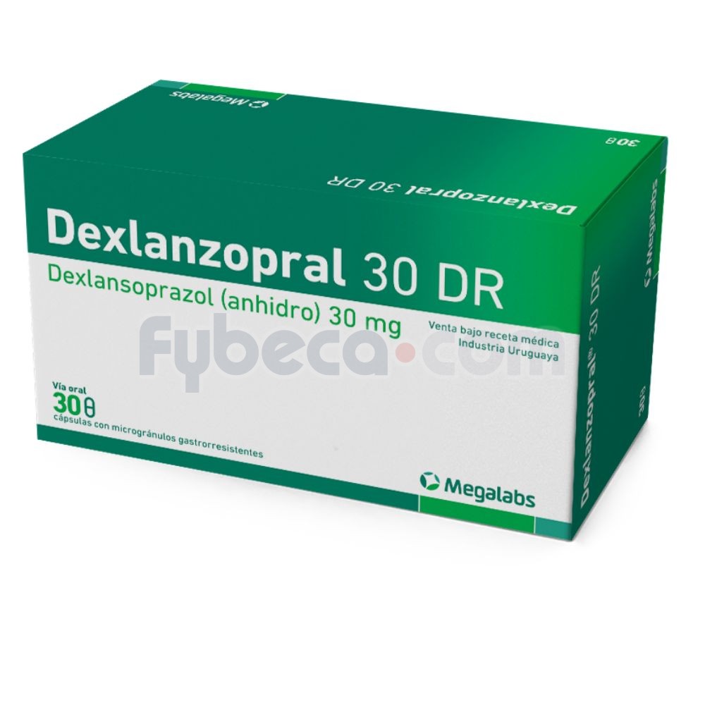 Dexlanzopral Dr Caps. 30Mg C/30Suelta | Fybeca