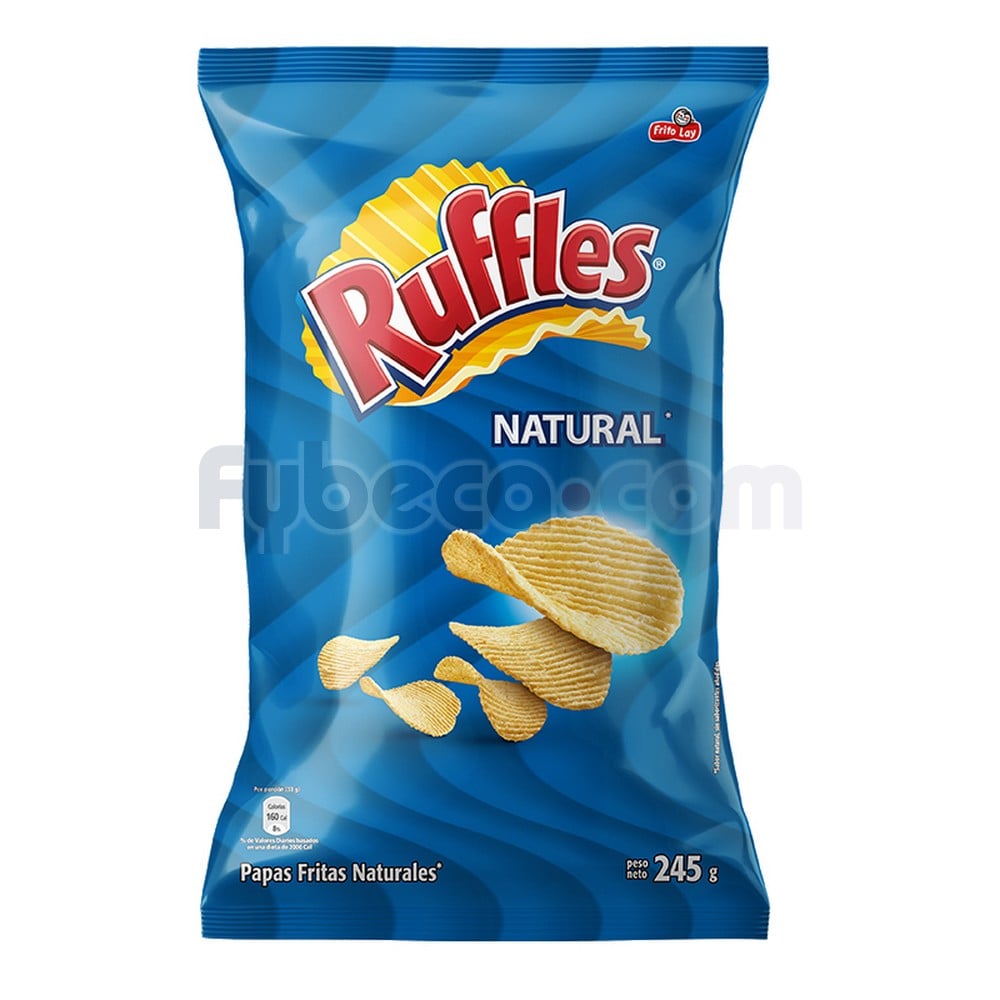 Papas Ruffles Natural 245 Gr | Fybeca