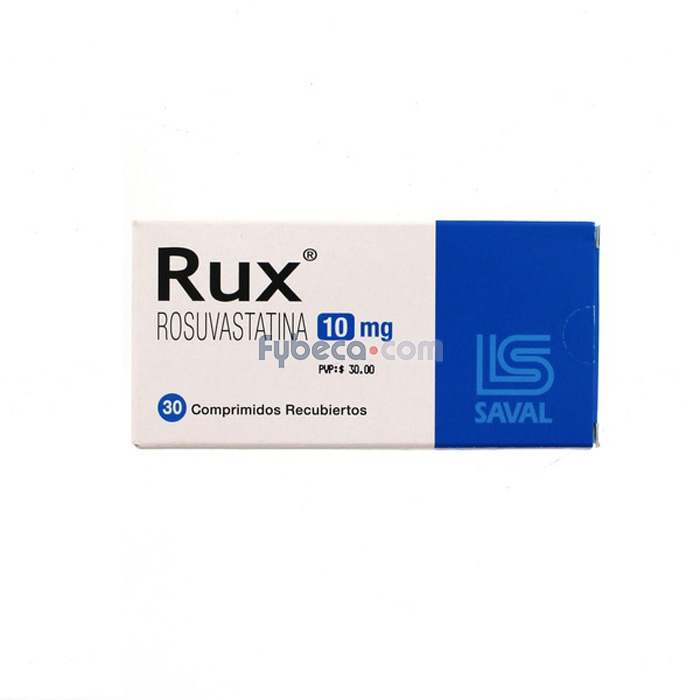 Rux Comp. Recubiertos 10 Mg C/30 Suelta | Fybeca