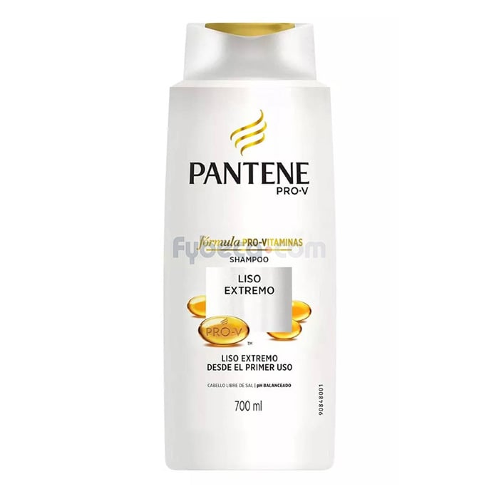 Shampoo Pantene Liso Extremo 750 Ml Frasco | Fybeca
