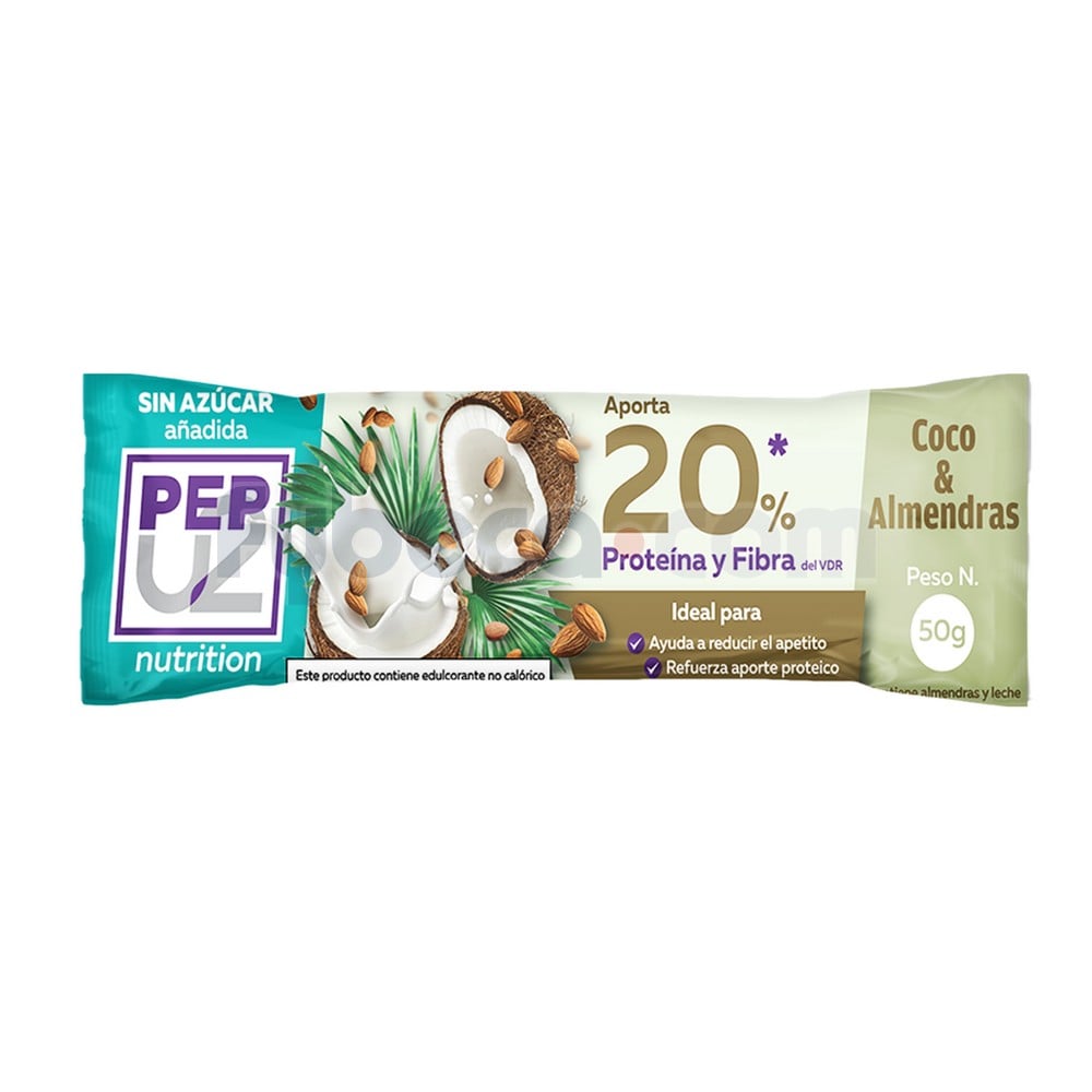Barra Pepu2 Coco Y Almendra 50 Gr- | Fybeca