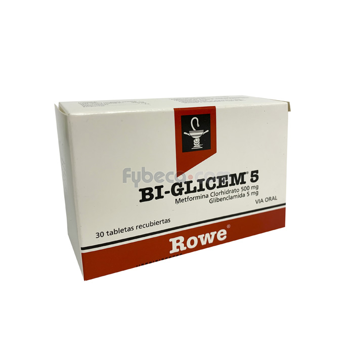 Bi-Glicem Tabs. 5 Mg C /30 Suelta | Fybeca