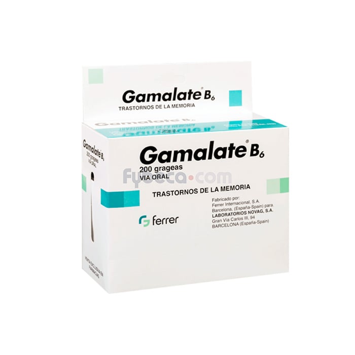 Gamalate B6 Grags. C/20 Suelta | Fybeca
