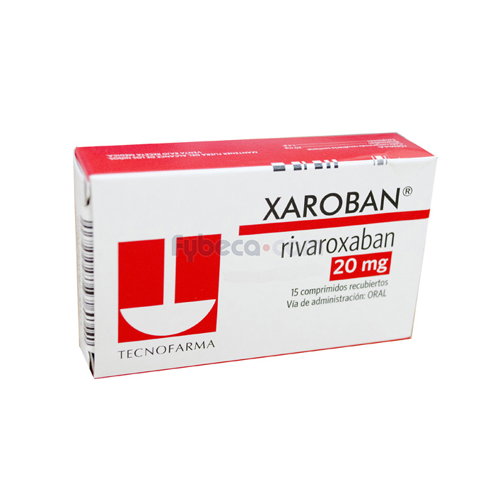 Xaroban 20 Mg Unidad | Fybeca