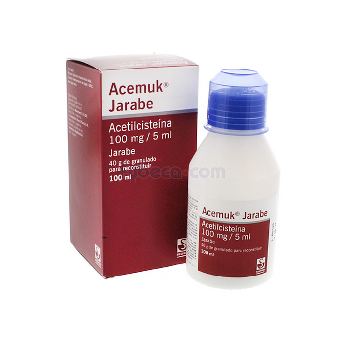 Acemuk 100 Mg - 5 Ml Jarabe | Fybeca