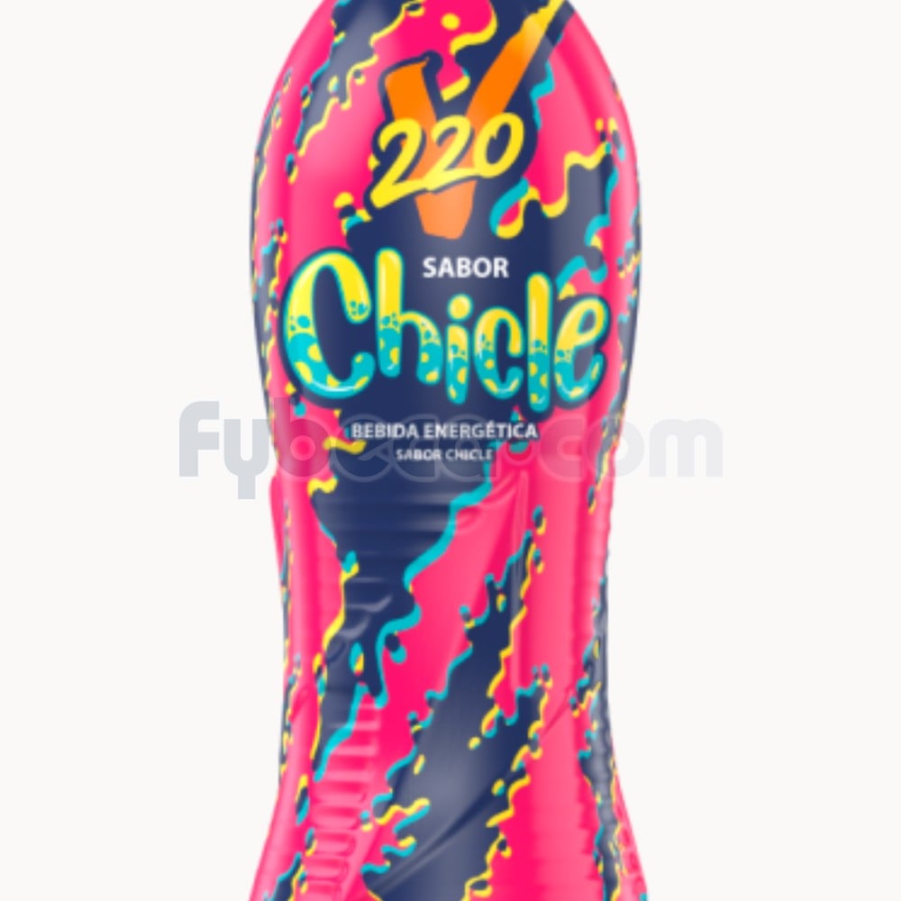 Bebida Energizante 220V 330 Ml Sabor A Chicle | Fybeca