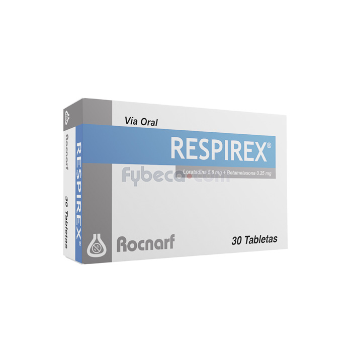 Respirex Tab. 5/0.25 Mg C/30 Suelta | Fybeca