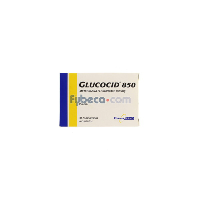 Glucocid Comp. 850Mg C/30 Suelta | Fybeca