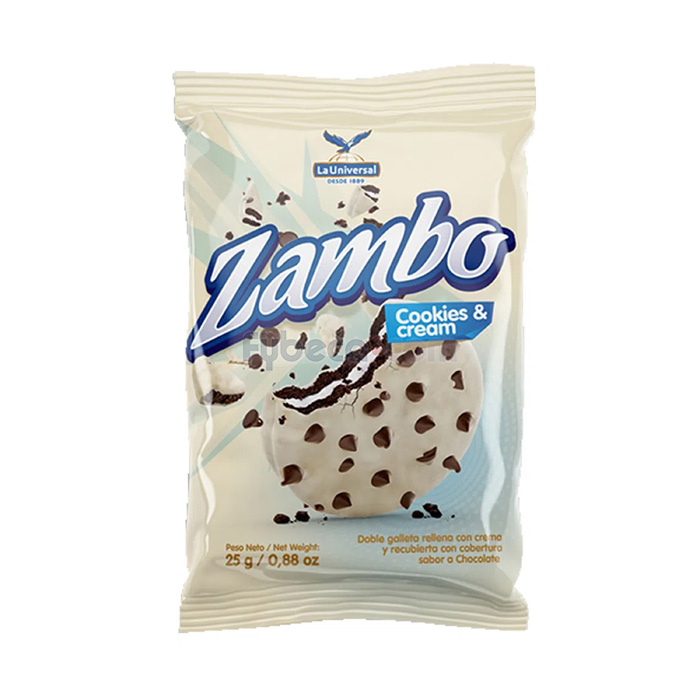 Galleta Zambo Cookies & Cream 25 G Unidad | Fybeca
