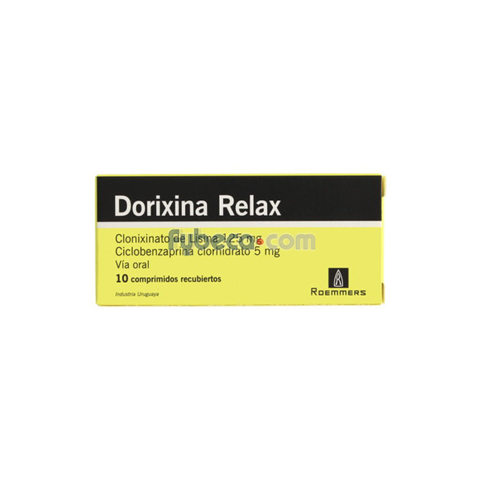 Dorixina Relax Tabs. 125/5 Mg C/10 Suelta | Fybeca