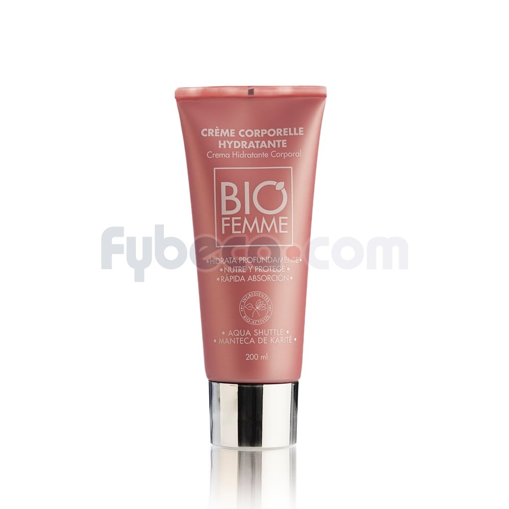 Crema Corporal Hidratante Biofemme 200 Ml | Fybeca