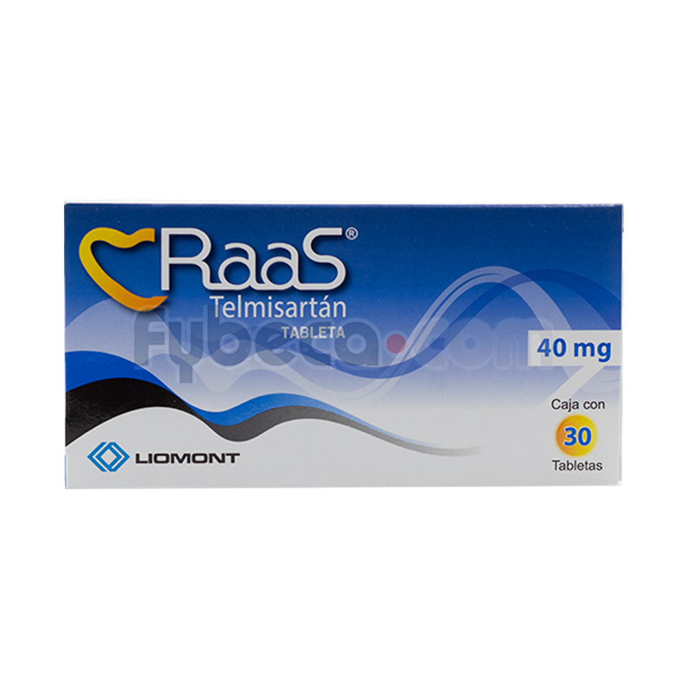 Raas 40 Mg Unidad | Fybeca