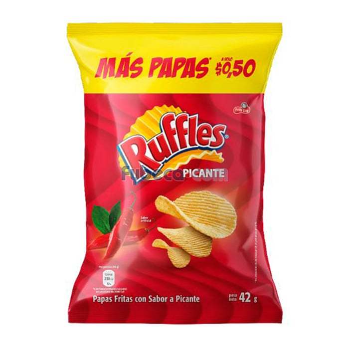 Papas Fritas Ruffles Picante 42 G Unidad | Fybeca