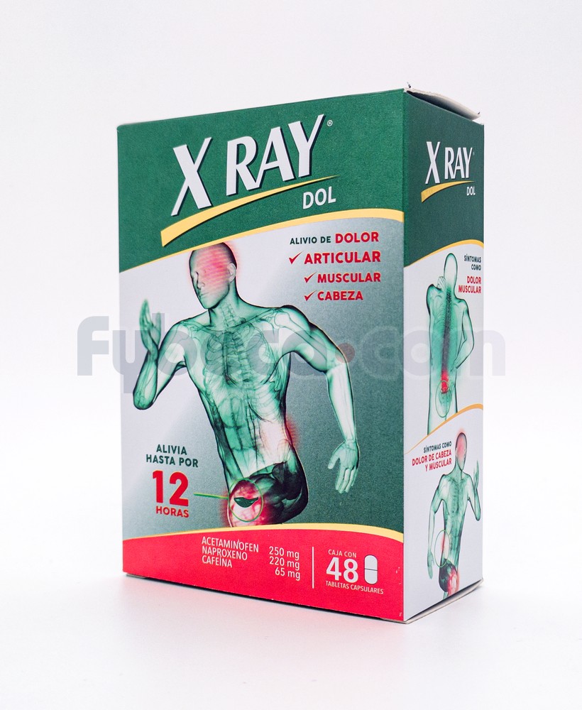 X Ray Dol Tabs C/48 | Fybeca