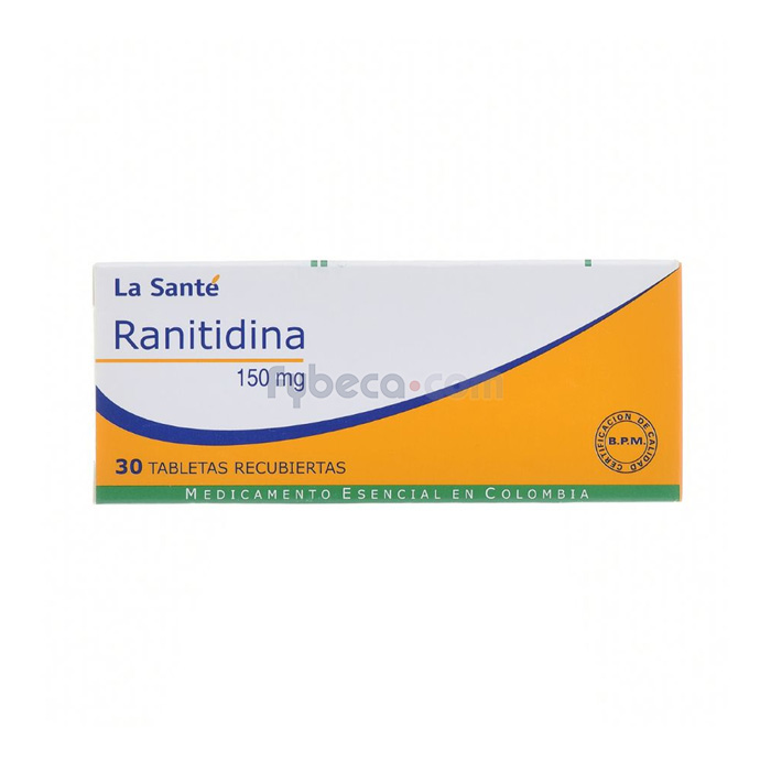 Ranitidina (La Sante) Tabs. 150 Mg. C/30 Suelta | Fybeca