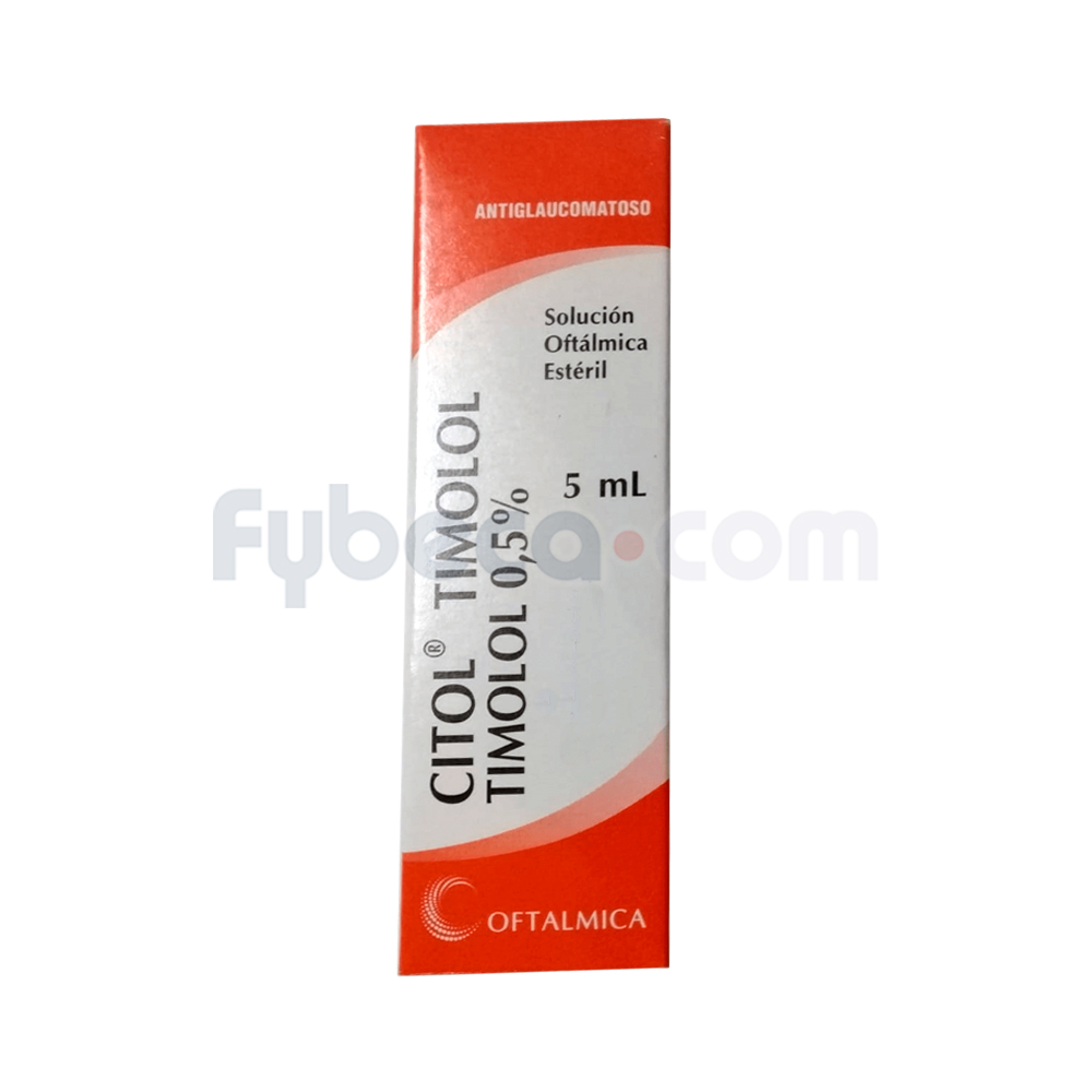 Citol Timolol 0,5% Colirio Frasco X 5 Ml | Fybeca