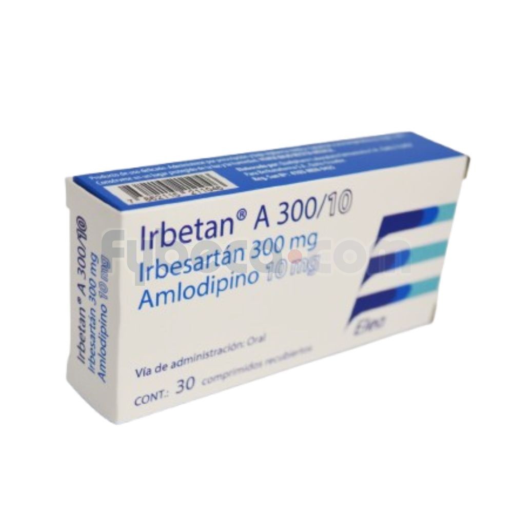 Irbetan A Tabs. 300/10 Mg C/30 - Unidad | Fybeca