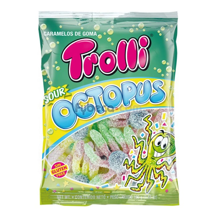 Gomitas Trolli Sour Octopus 100 G Unidad | Fybeca