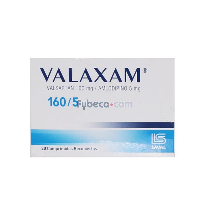 Valaxam Comprimidos 160/5 Mg C/30 Suelta | Fybeca