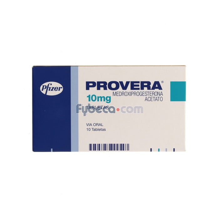 Provera 10 Mg Unidad | Fybeca