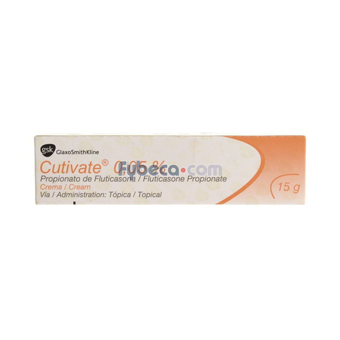 Cutivate Crema 0.05 % T/15 Gr. | Fybeca
