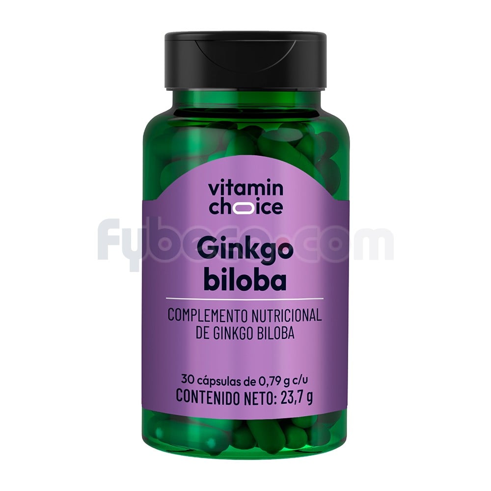 Vit Ch Ginkgo Biloba - 30 Caps | Fybeca