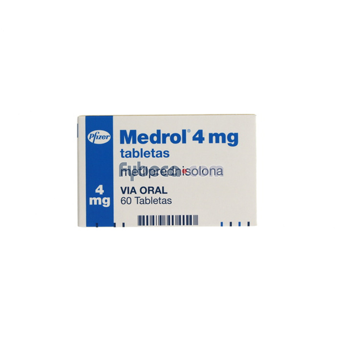 Medrol Tabs. 4 Mg C/60 Suelta | Fybeca