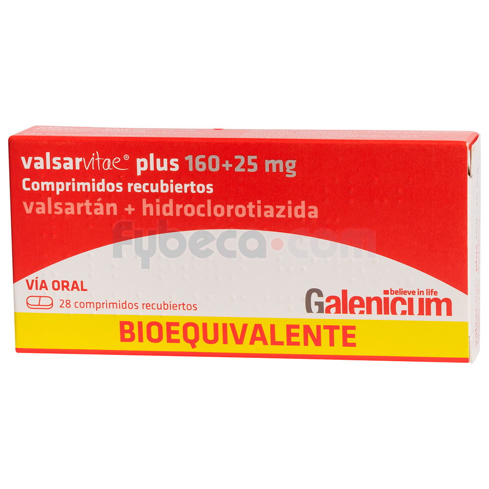 Valsarvitae Plus 160/25Mg Comp C/28 Suelta | Fybeca