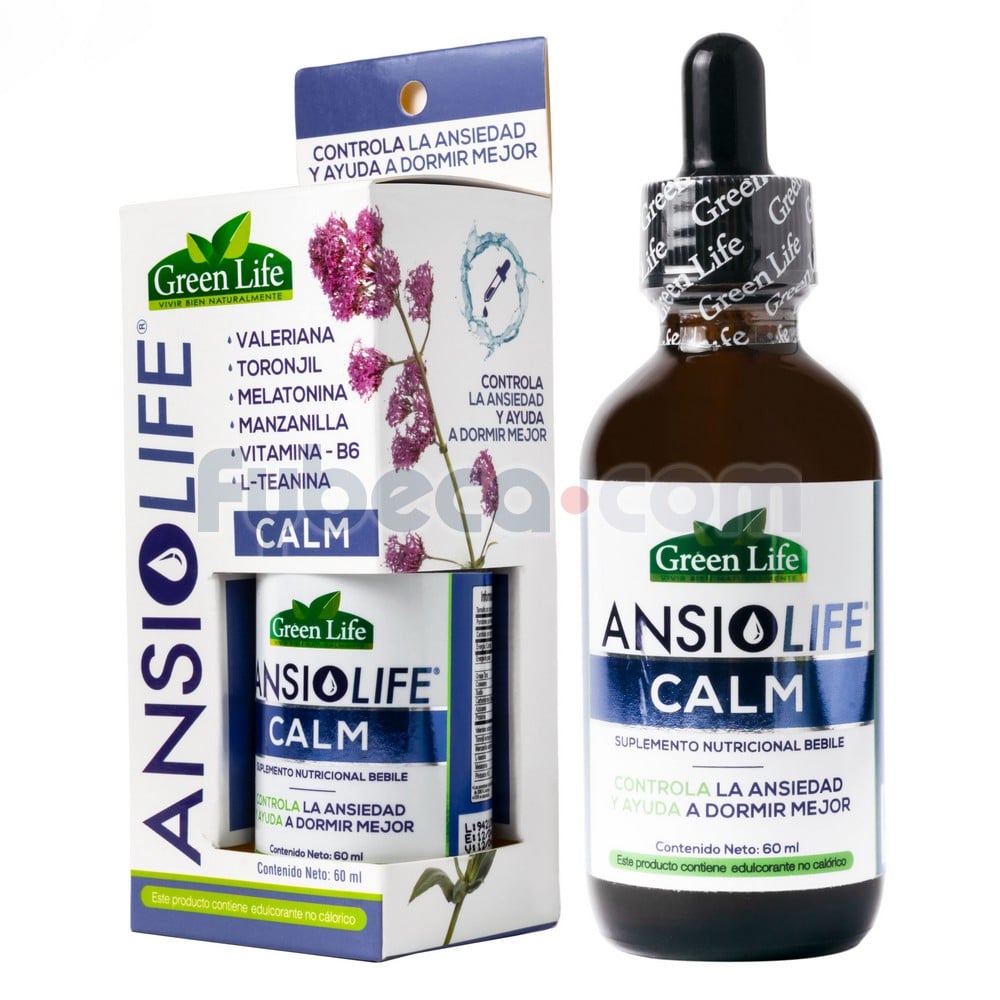 Ansiolife Calm Green Life 60Ml Gotero | Fybeca