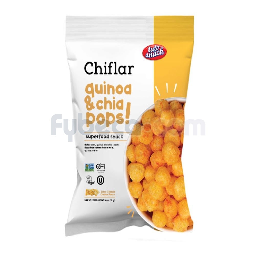 Quinoa & Chia Pops Chiflar 35Gr | Fybeca