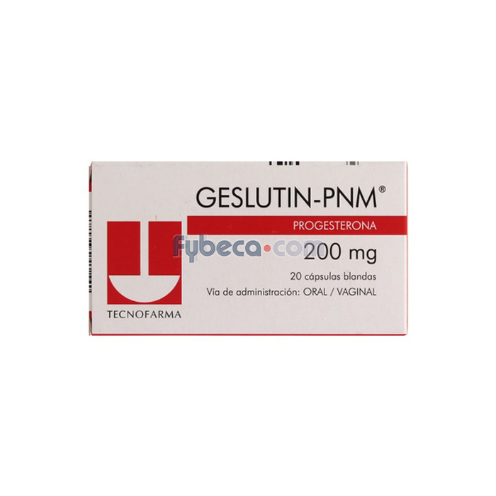 Geslutin-Pnm Caps. 200 Mg. C/20 Suelta | Fybeca
