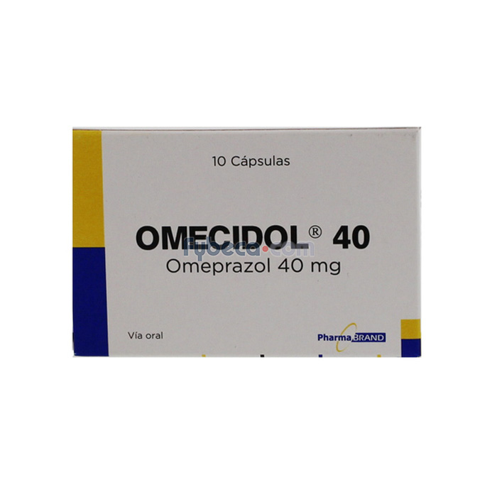 Omecidol Capsulas 40Mg C/10 Suelta | Fybeca