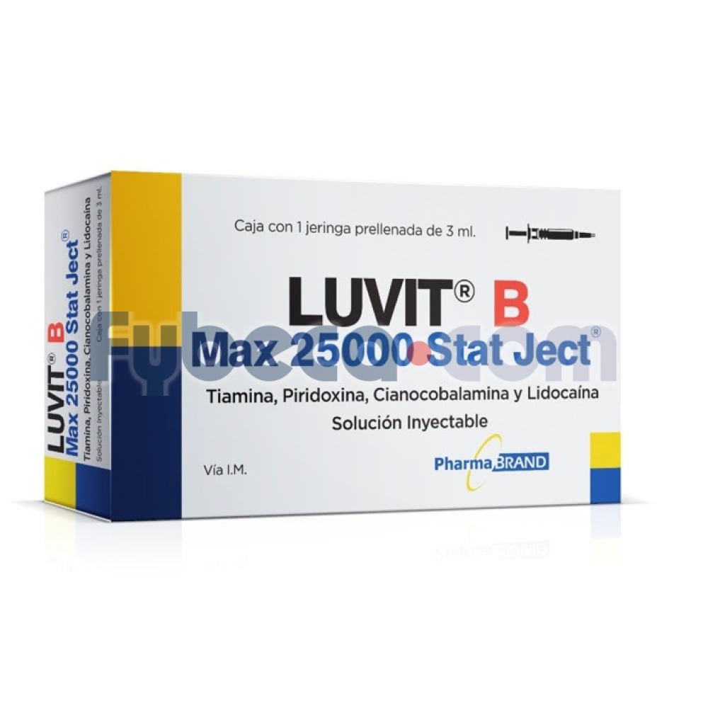 Luvit B Max 25.000 Stat Ject Jeringa Prellenada C/1 | Fybeca