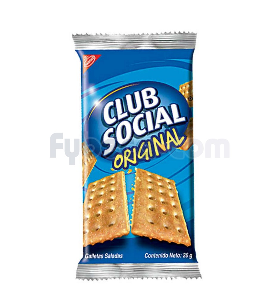 Galleta Club Social Original 26 Gr - | Fybeca